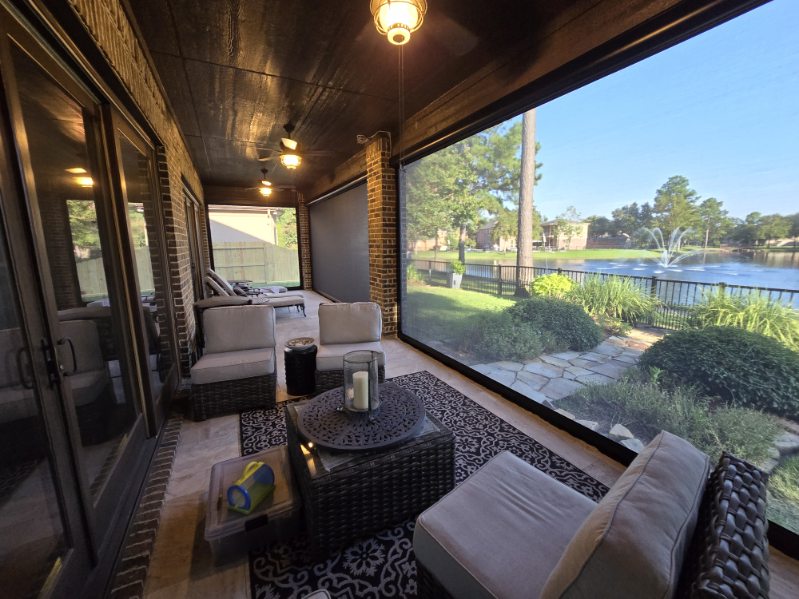 Motorized Patio Screens | Houston, TX | Solomon Shade Solutions