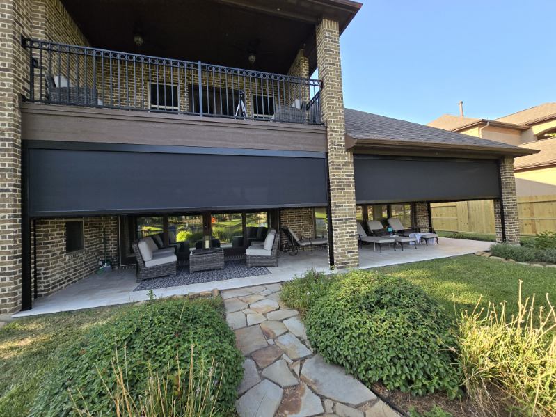 Motorized Patio Screens | Houston, TX | Solomon Shade Solutions